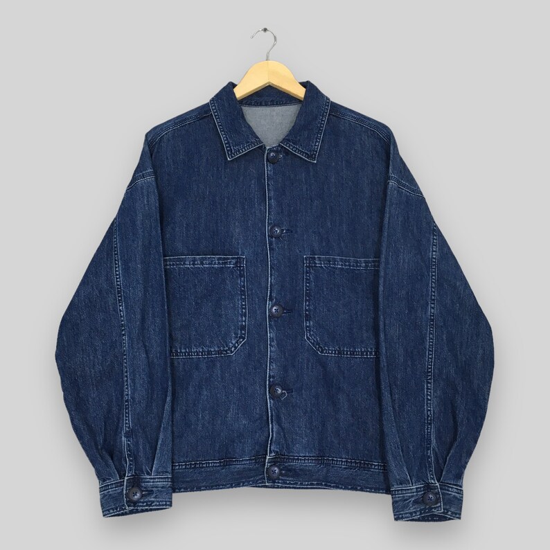 Vintage Japanese Brand Trucker Type 2 Denim Jeans Jacket Medium Japan ...