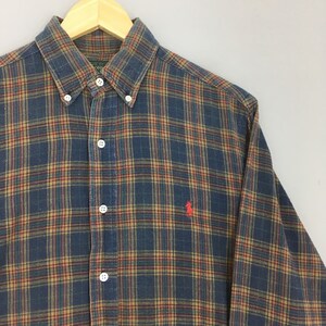 Vintage Polo Country Ralph Lauren Checkered Shirt Small Polo Ralph ...