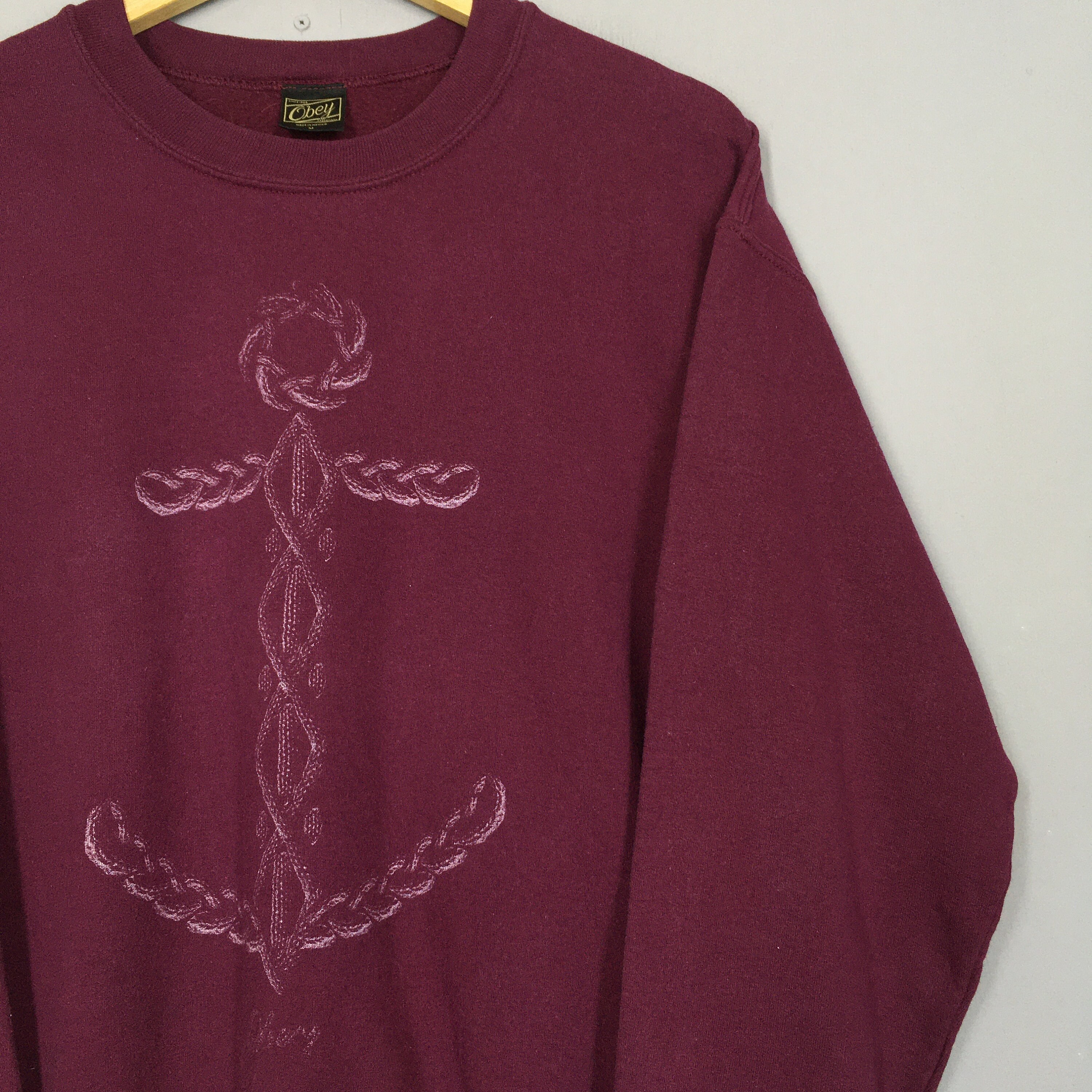 Vintage Y2K Obey Worldwide Propaganda Sweatshirt Medium Obey ...