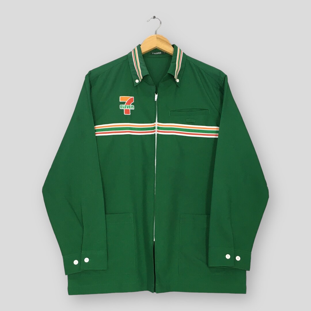 Vintage 7-eleven Uniform Workers Shirt Large 7 Eleven Convenience Store ...