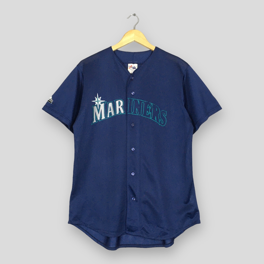 Vintage Seattle Mariners Mlb Baseball Jersey Medium Seattle Mariners ...