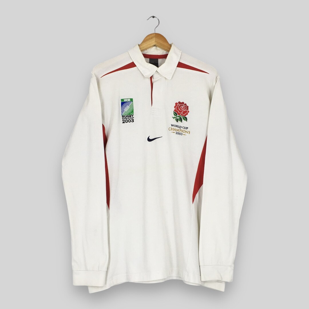 RARE Vintage Nike England World Cup Rugby Shirt Xlarge Nike England O2 ...