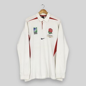 RARE Vintage Nike England World Cup Rugby Shirt Xlarge Nike England O2 ...