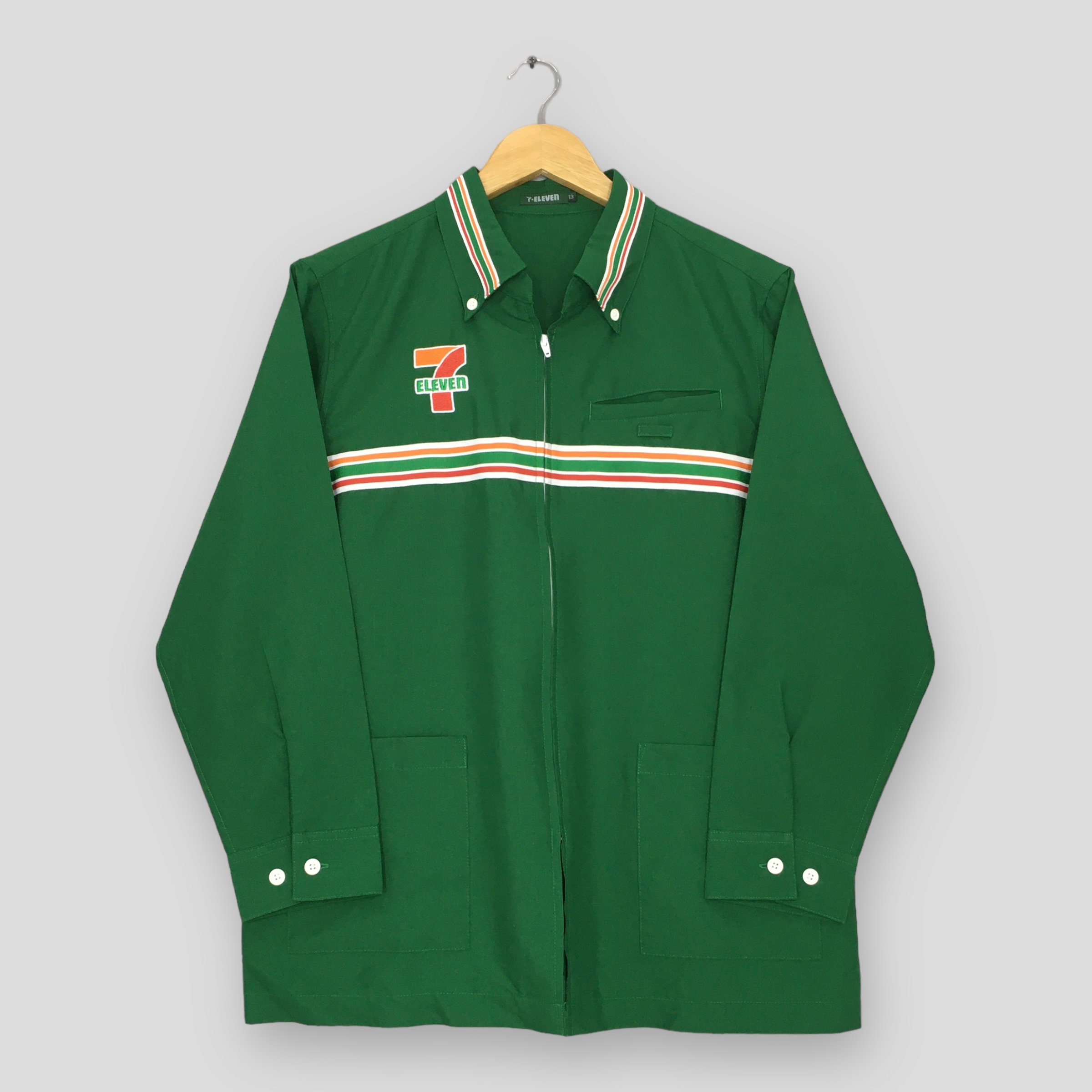 Vintage 7-eleven Uniform Workers Shirt Medium 7 Eleven Convenience ...