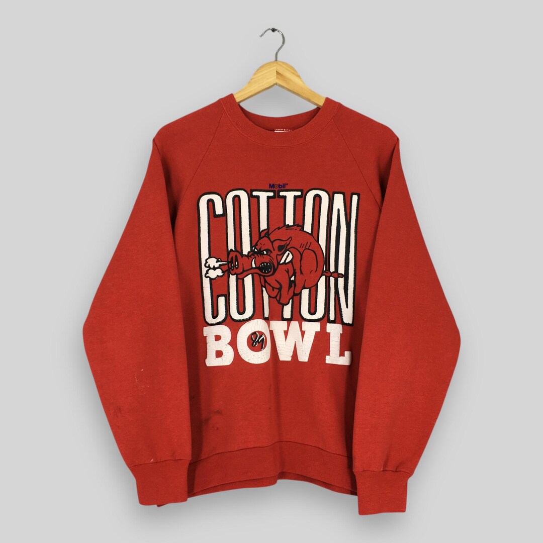 Vintage Distressed Arkansas Razorbacks NCAA Sweatshirt Medium ...