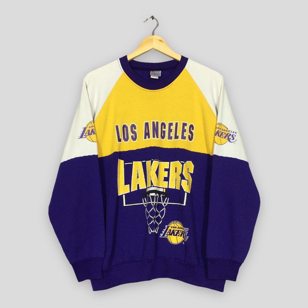 Vintage Los Angeles Lakers Nba Sweatshirt Xlarge Los Angeles - Etsy