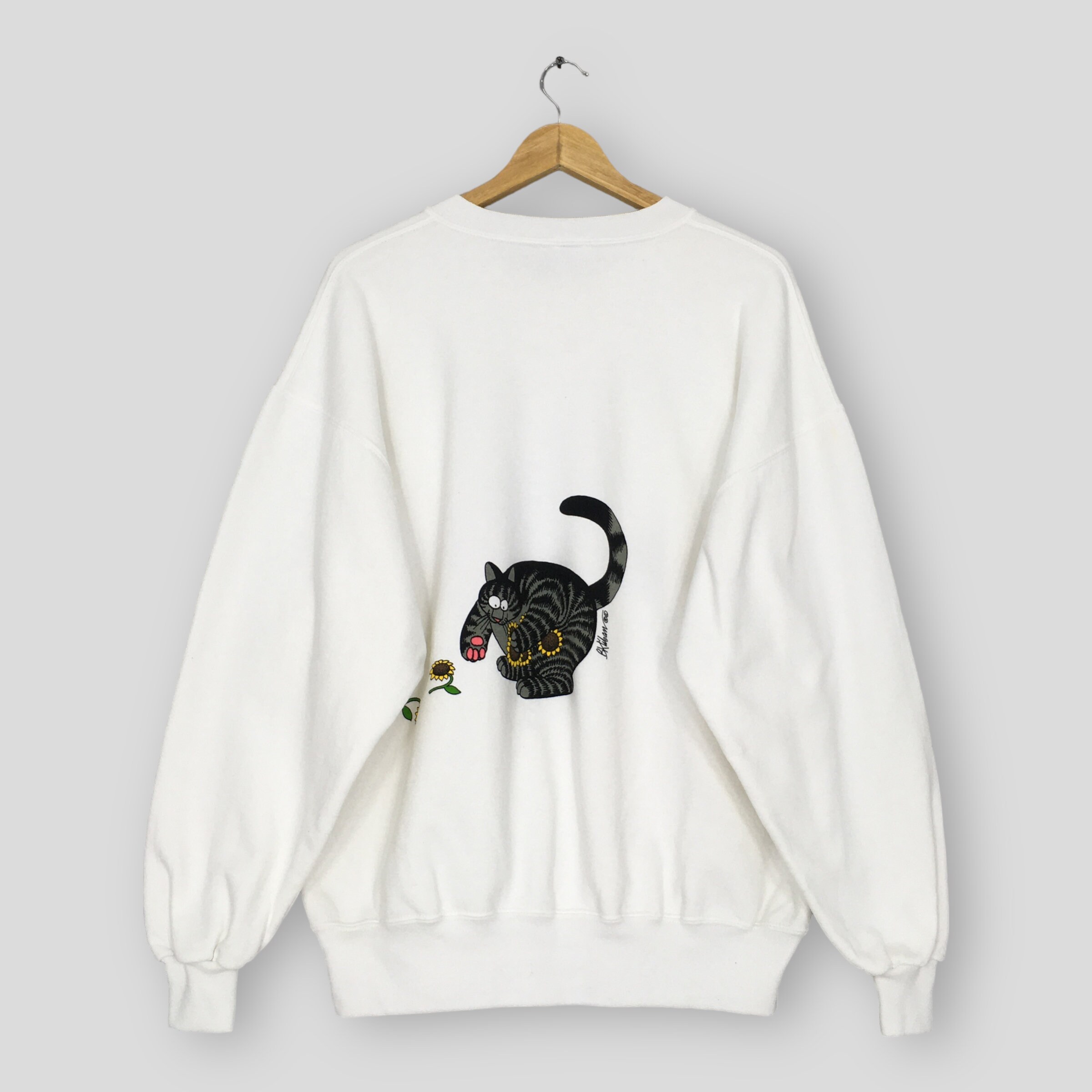 Vintage Crazy Shirts Hawaii B Kliban Cats Sweatshirt Large B Kliban ...