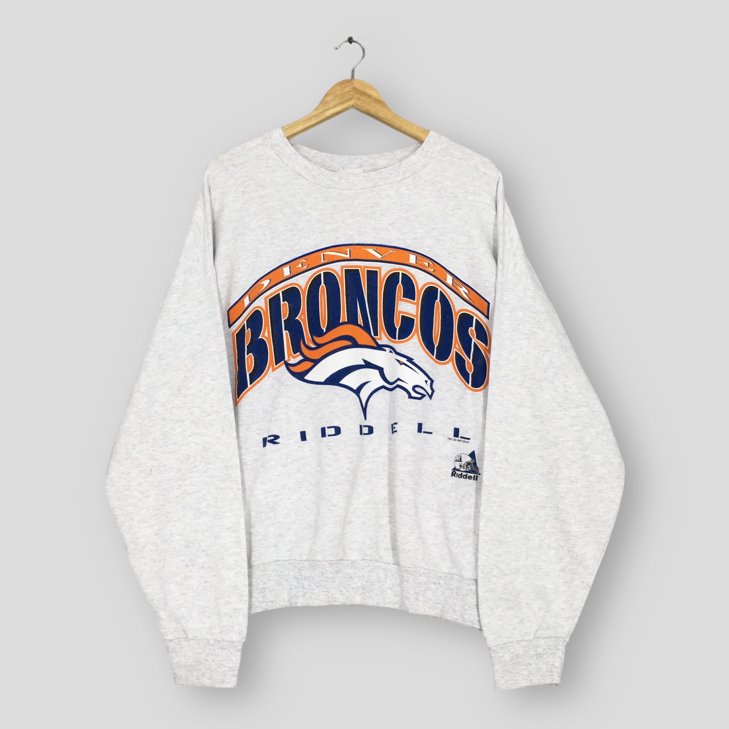 Vintage 90s Denver Broncos NFL Boxy Sweatshirt Xlarge Denver Broncos ...