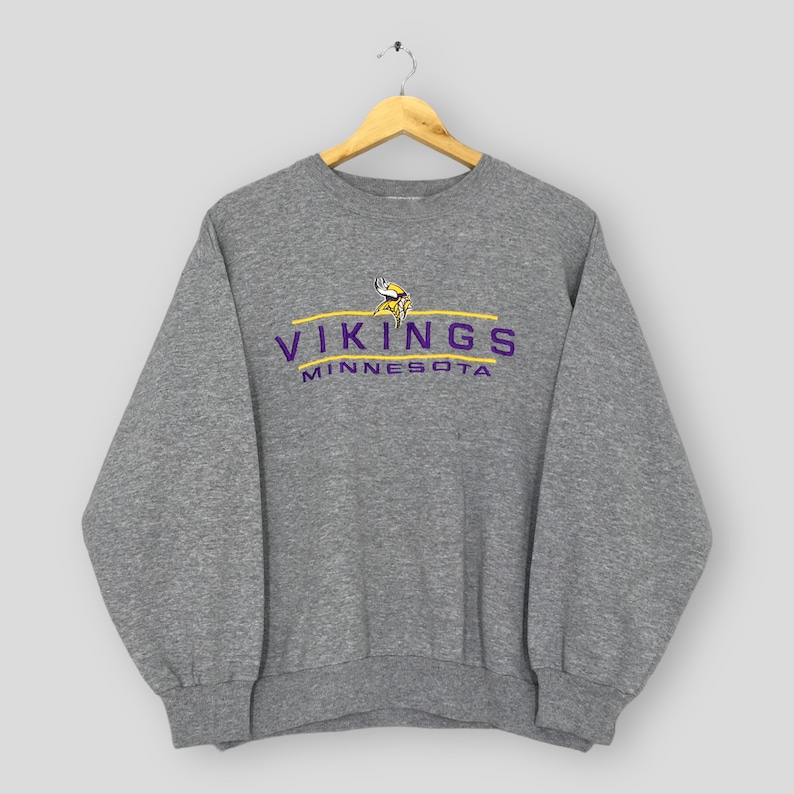 Vintage Minnesota Vikings NFL Sweatshirts Small Minnesota Vikings ...