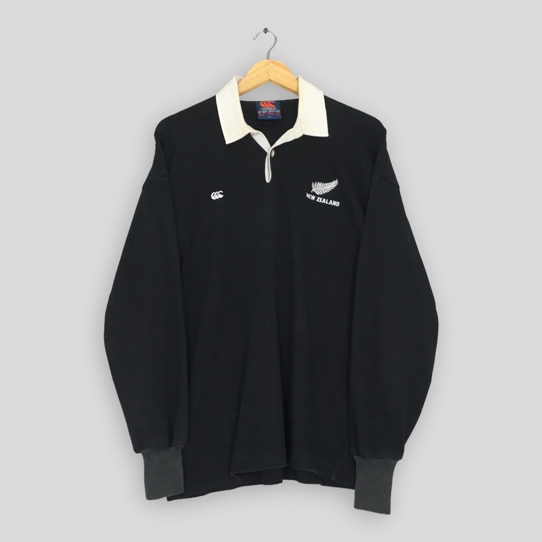 Vintage Canterbury of New Zealand All Blacks Rugby Shirt Xlarge ...
