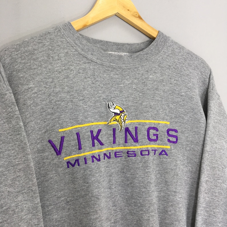 Vintage Minnesota Vikings NFL Sweatshirts Small Minnesota Vikings ...