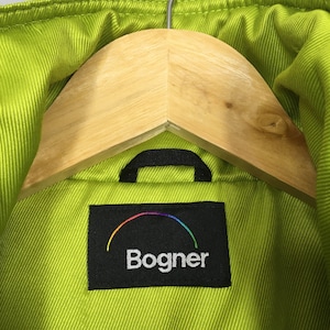 Vintage 90s Bogner Ski Wear Bomber Hoodie Winter Jacket Large Bogner ...