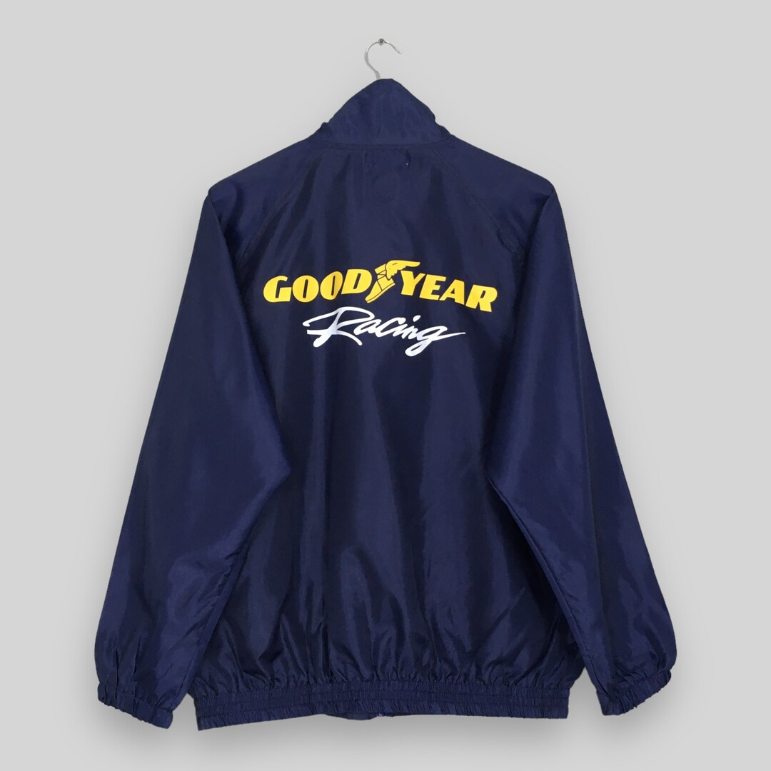 Vintage 90s Goodyear F1 Racing Blue Light Jacket Xlarge Goodyear Racing ...