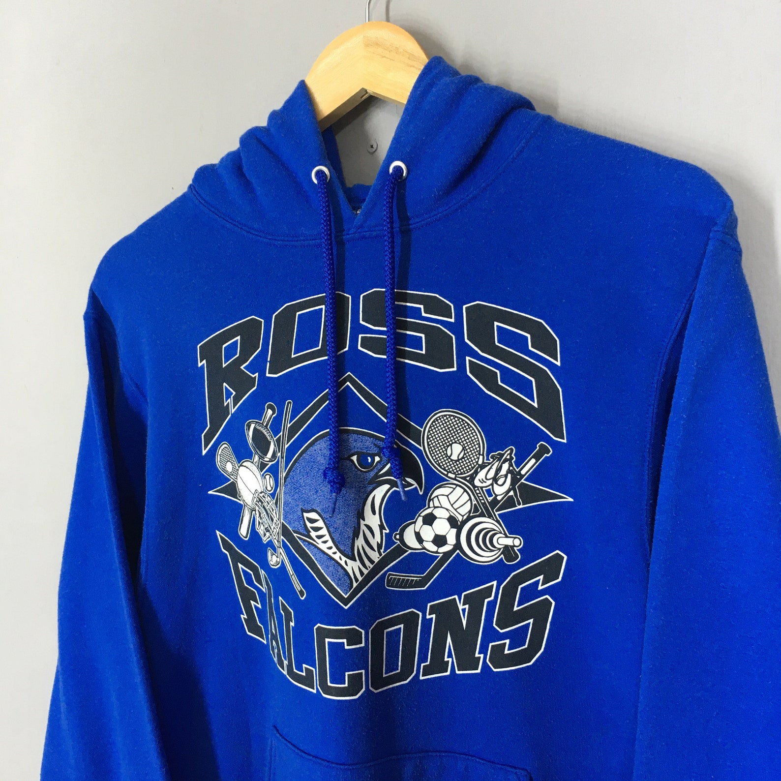 Vintage Y2K Ross Falcons Middle School Hoodies Small Ross Falcons ...