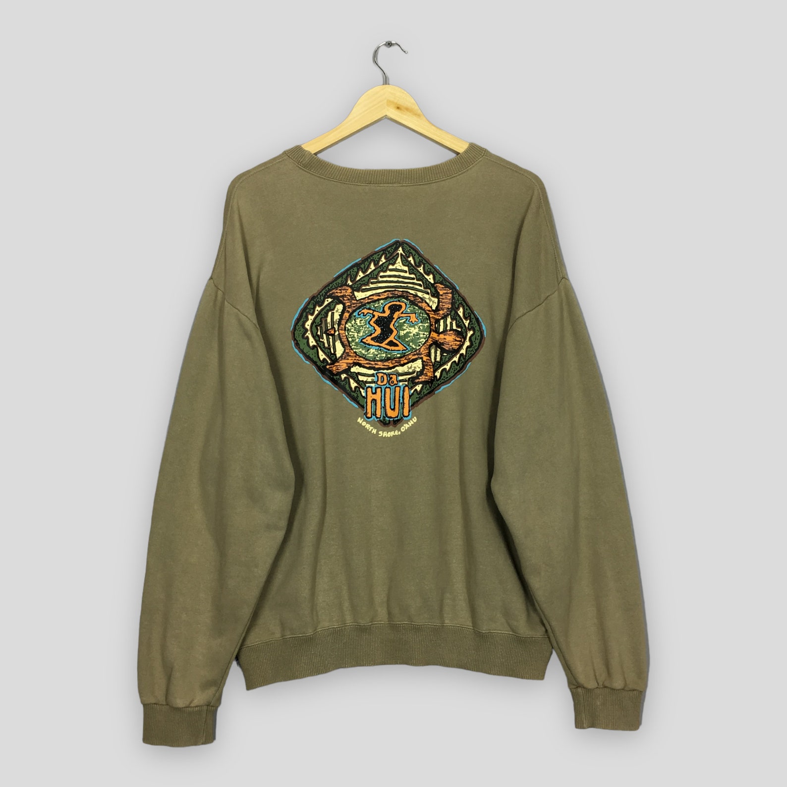 Vintage Da Hui North Shore Oahu Sweatshirt Large 90s Friends of the Hui ...