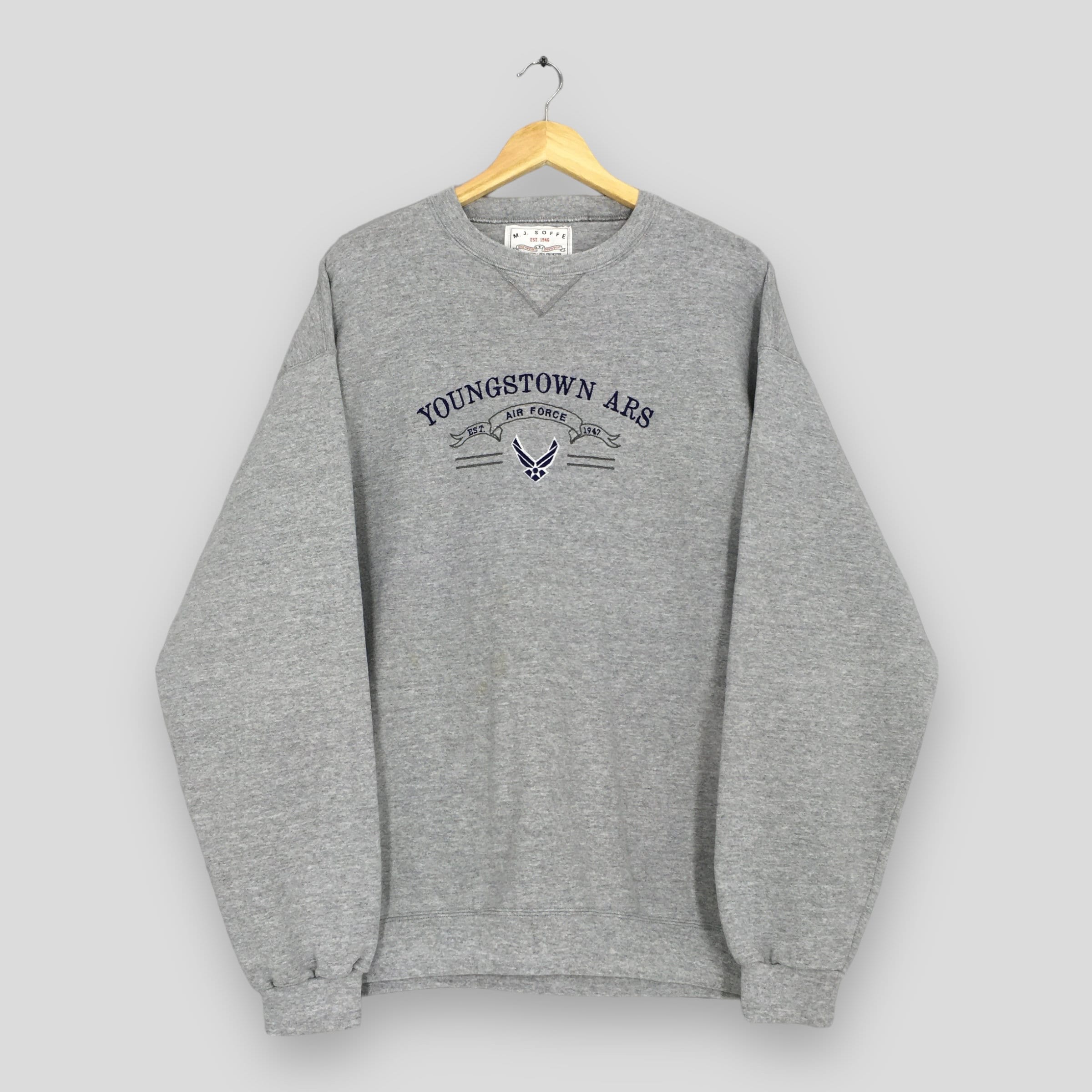 Vintage Y2K United States Air Force Gray Sweatshirt Xlarge Youngstown ...