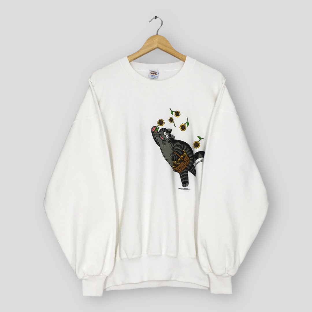 Vintage Crazy Shirts Hawaii B Kliban Cats Sweatshirt Large B Kliban ...