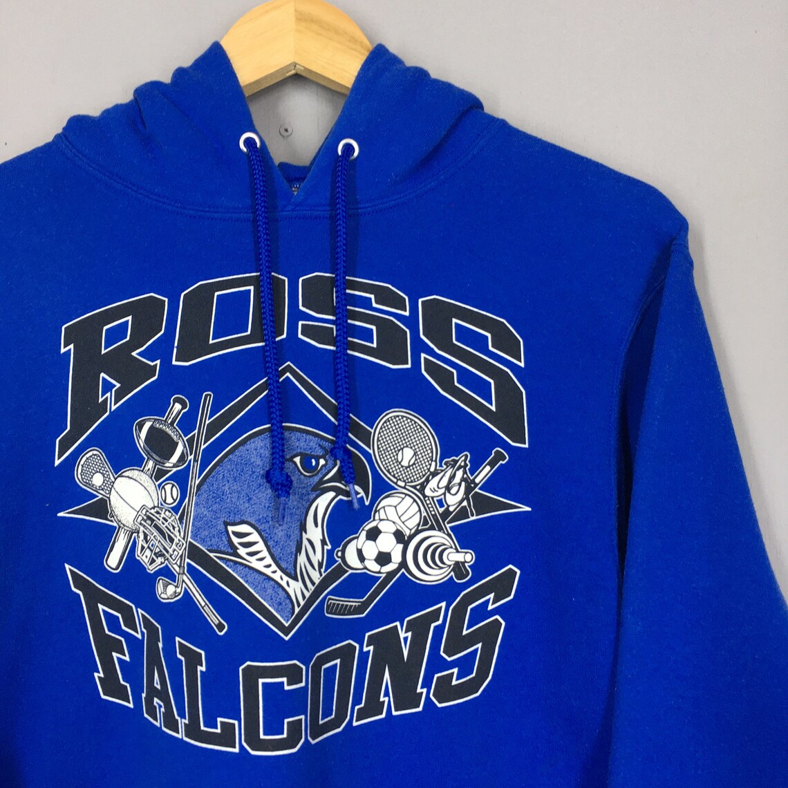 Vintage Y2K Ross Falcons Middle School Hoodies Small Ross Falcons ...