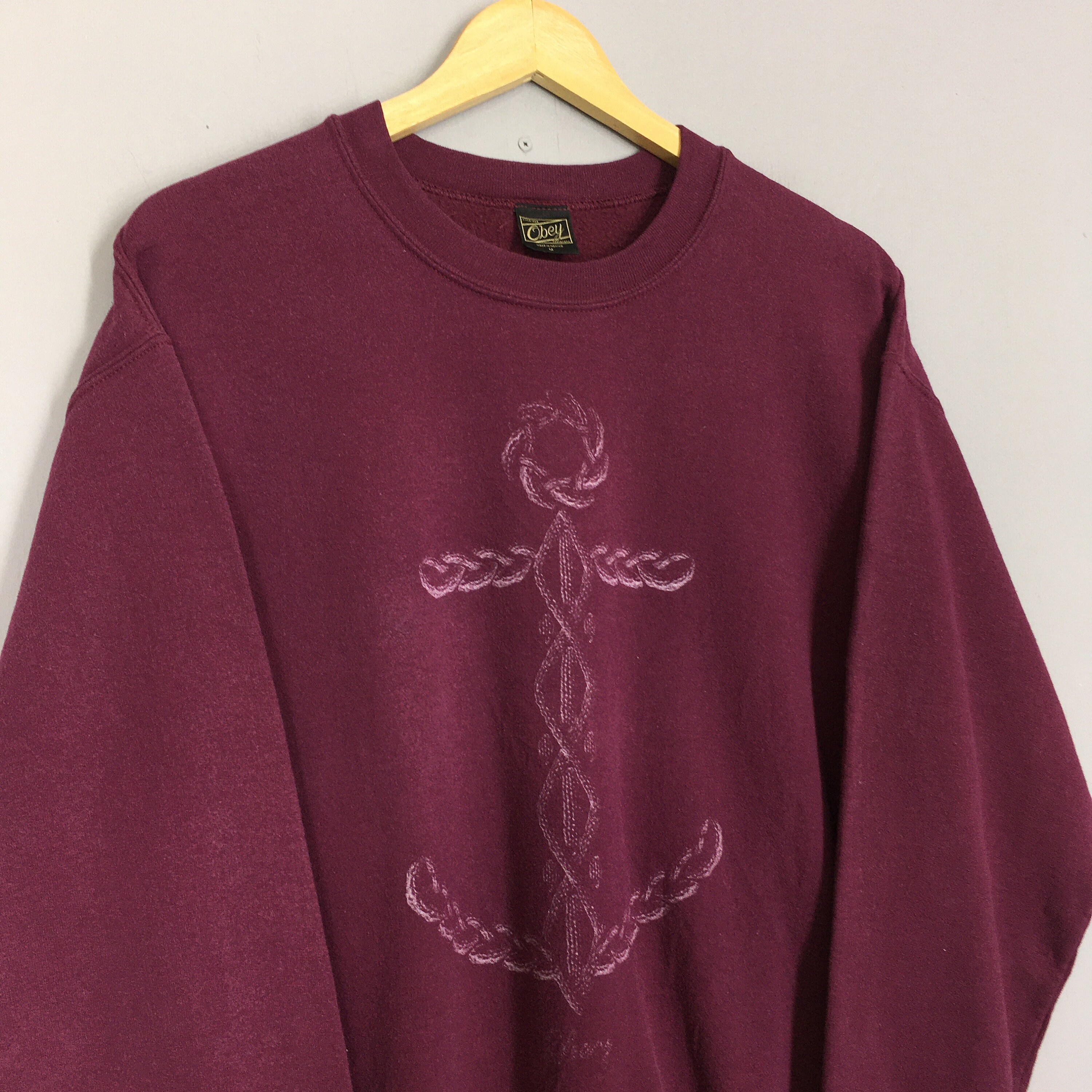 Vintage Y2K Obey Worldwide Propaganda Sweatshirt Medium Obey ...