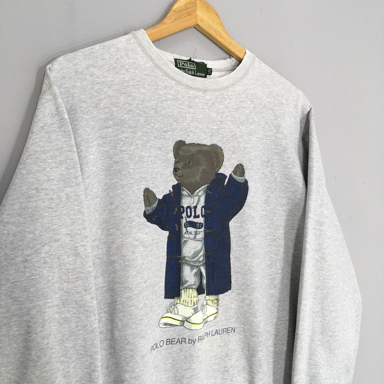 Vintage 1990's Polo Bear by Ralph Lauren Sweatshirt Medium Polo Ralph ...