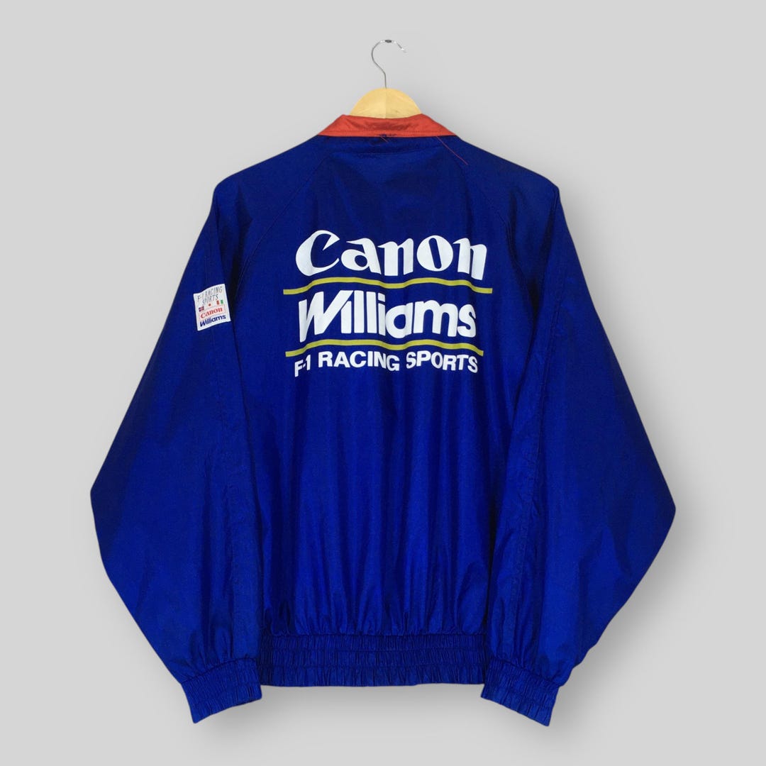 Vintage Canon Williams Formula 1 Racing Team Jacket Medium Canon Williams F1 World Championship ...