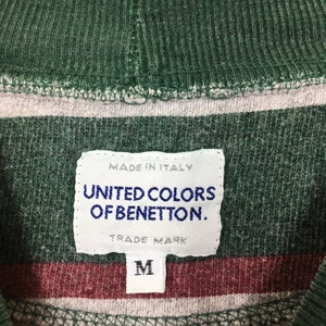 Vintage United Colors Benetton Stripes Sweatshirt Medium United Colors ...