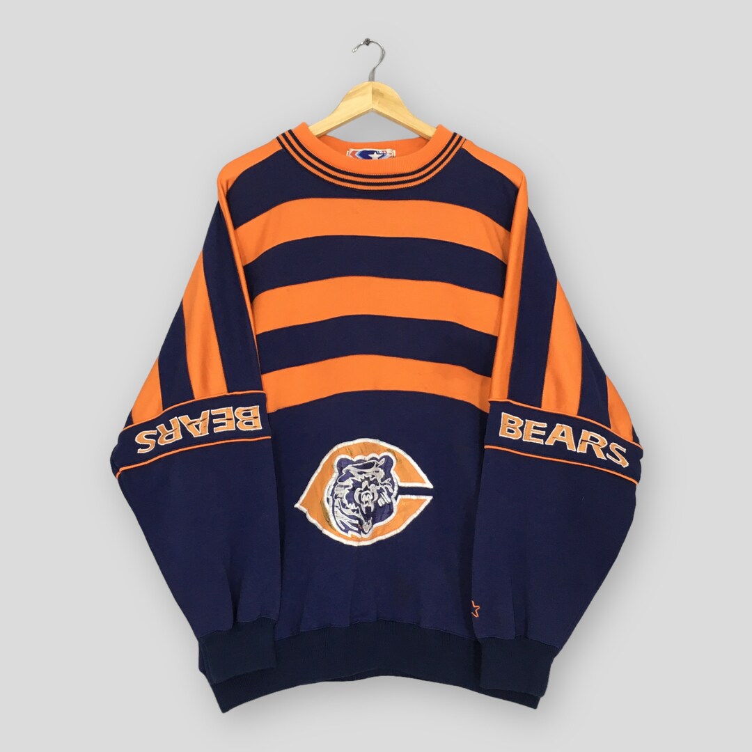 RARE Vintage 90s Chicago Bears NFL Sweatshirt Large Chicago Bears ...