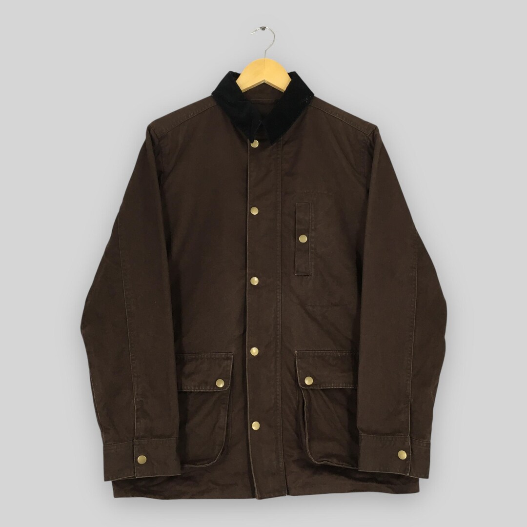 Vintage Japanese Brand Brown Workers Jacket Large Workwear Frenchwork ...