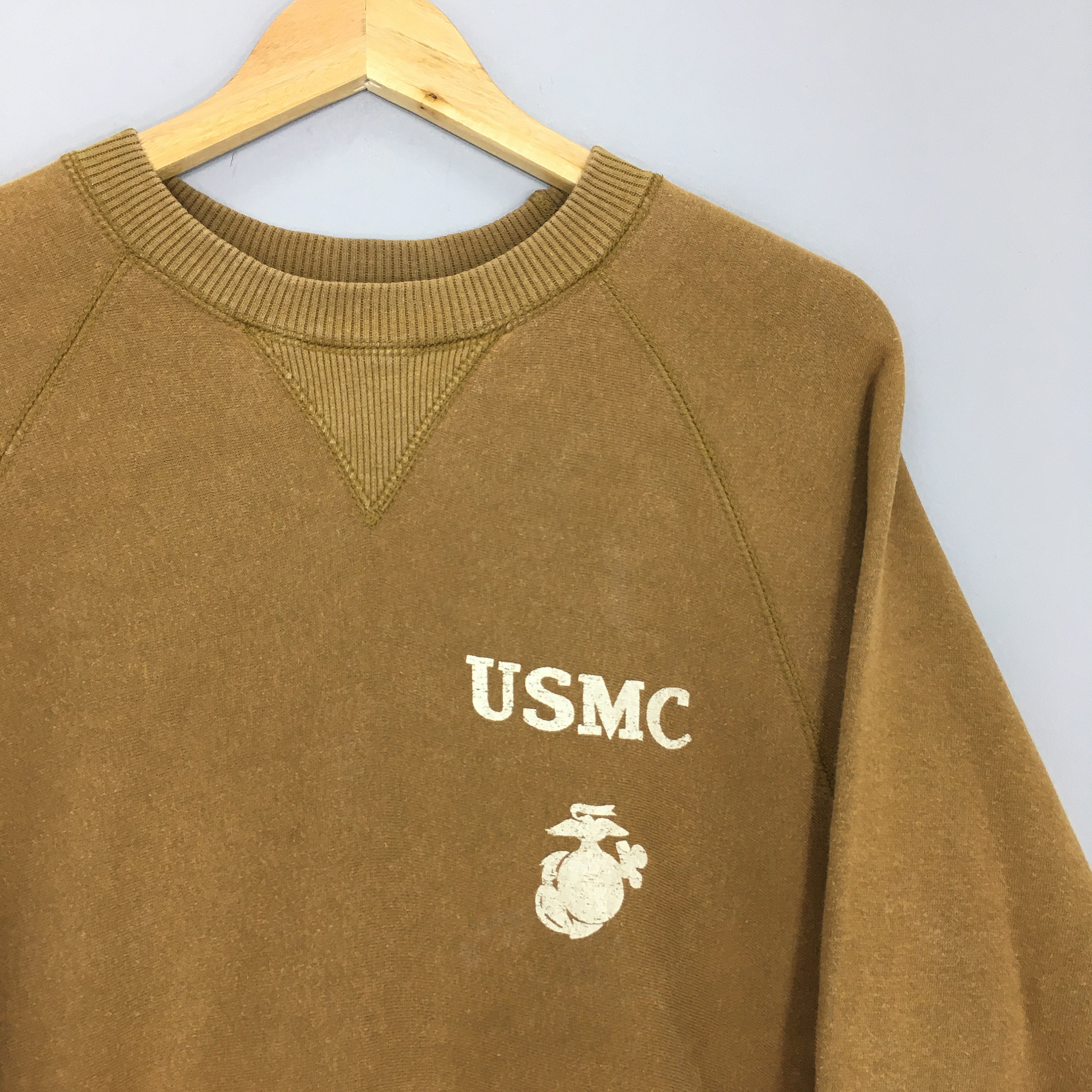 RARE Vintage 80s United States Marine Corps Sweatshirt Medium USMC ...
