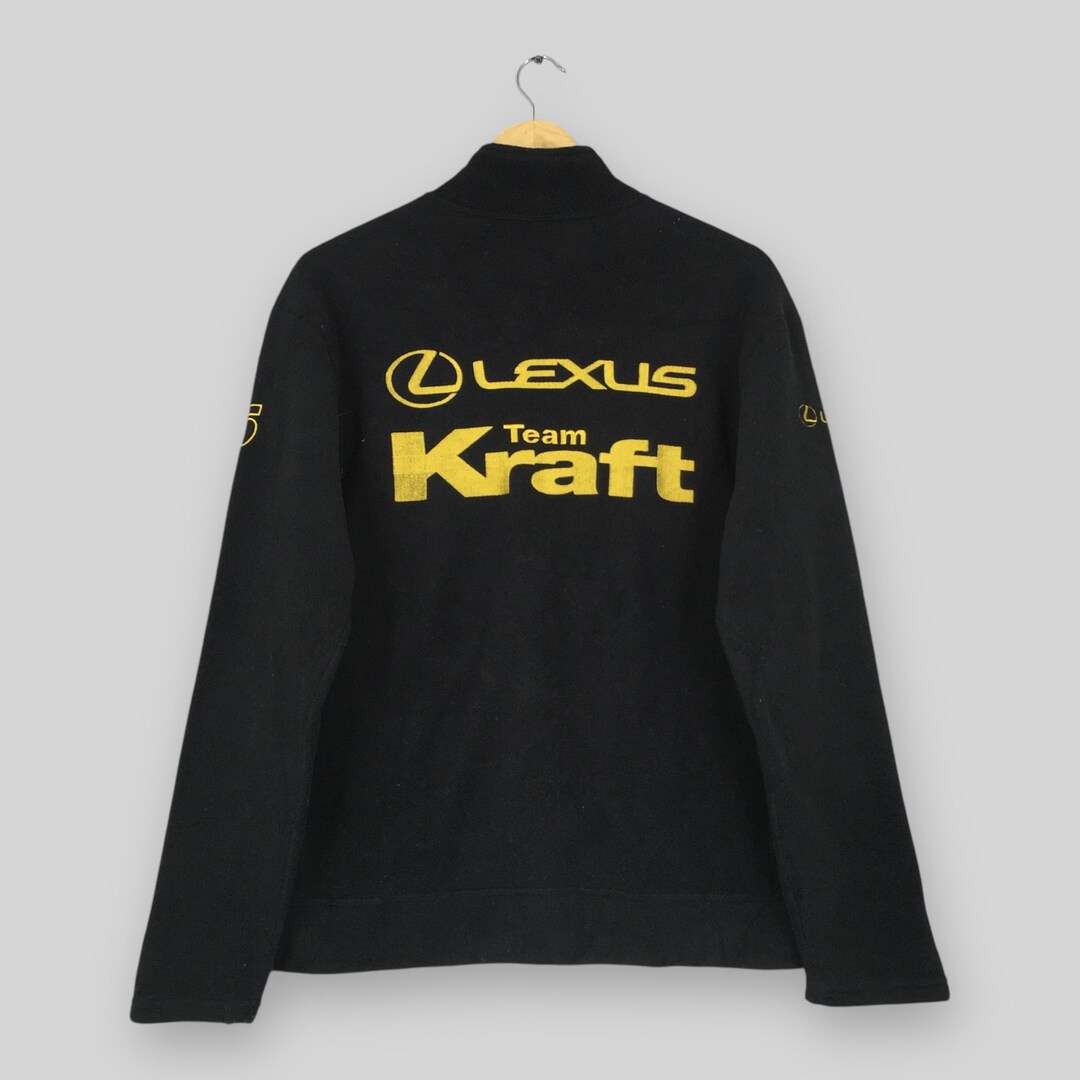 Vintage Lexus F1 Racing Fleece Sweater Medium Lexus Team Kraft ...