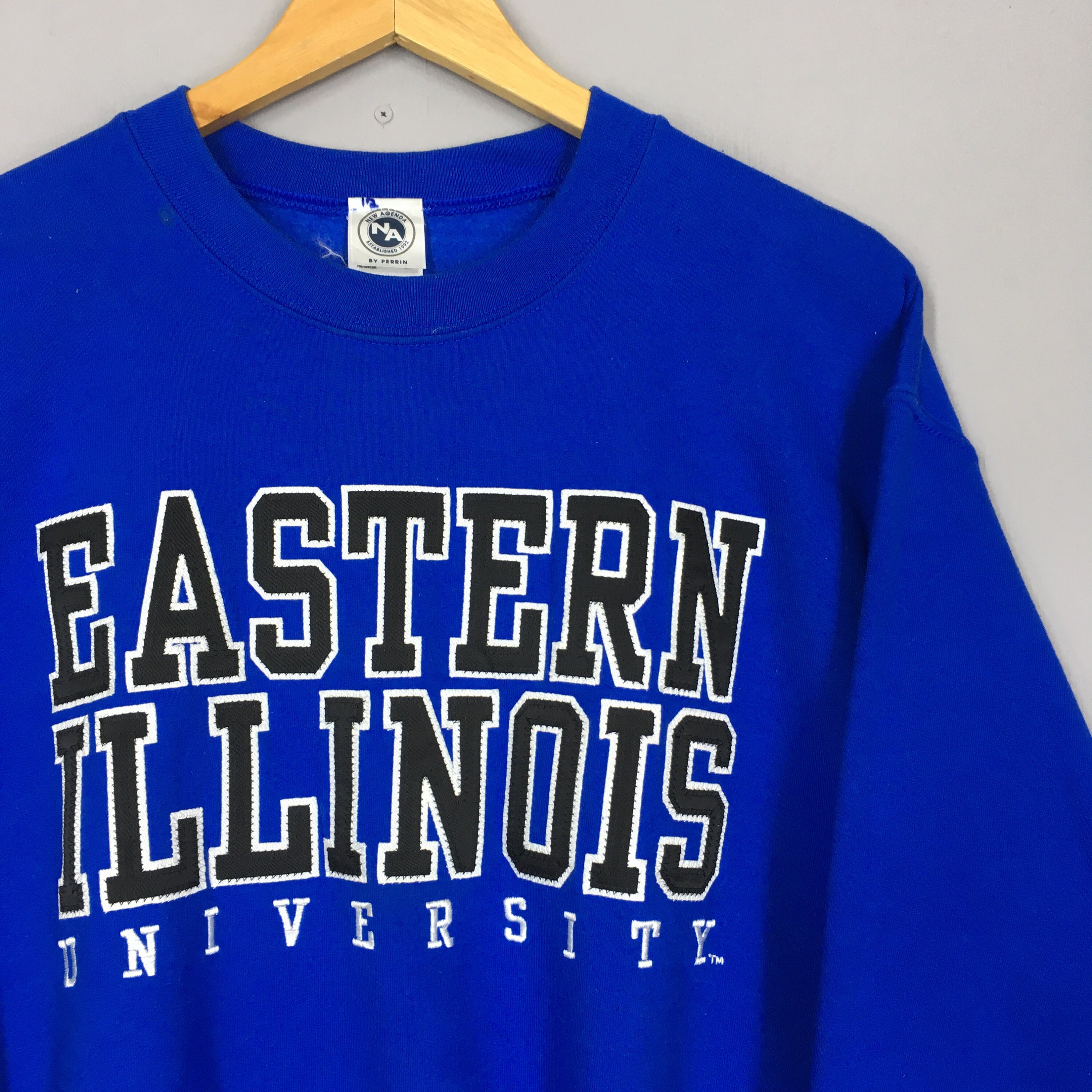 Vintage Eastern Illinois University Blue Sweatshirt Medium Eastern ...