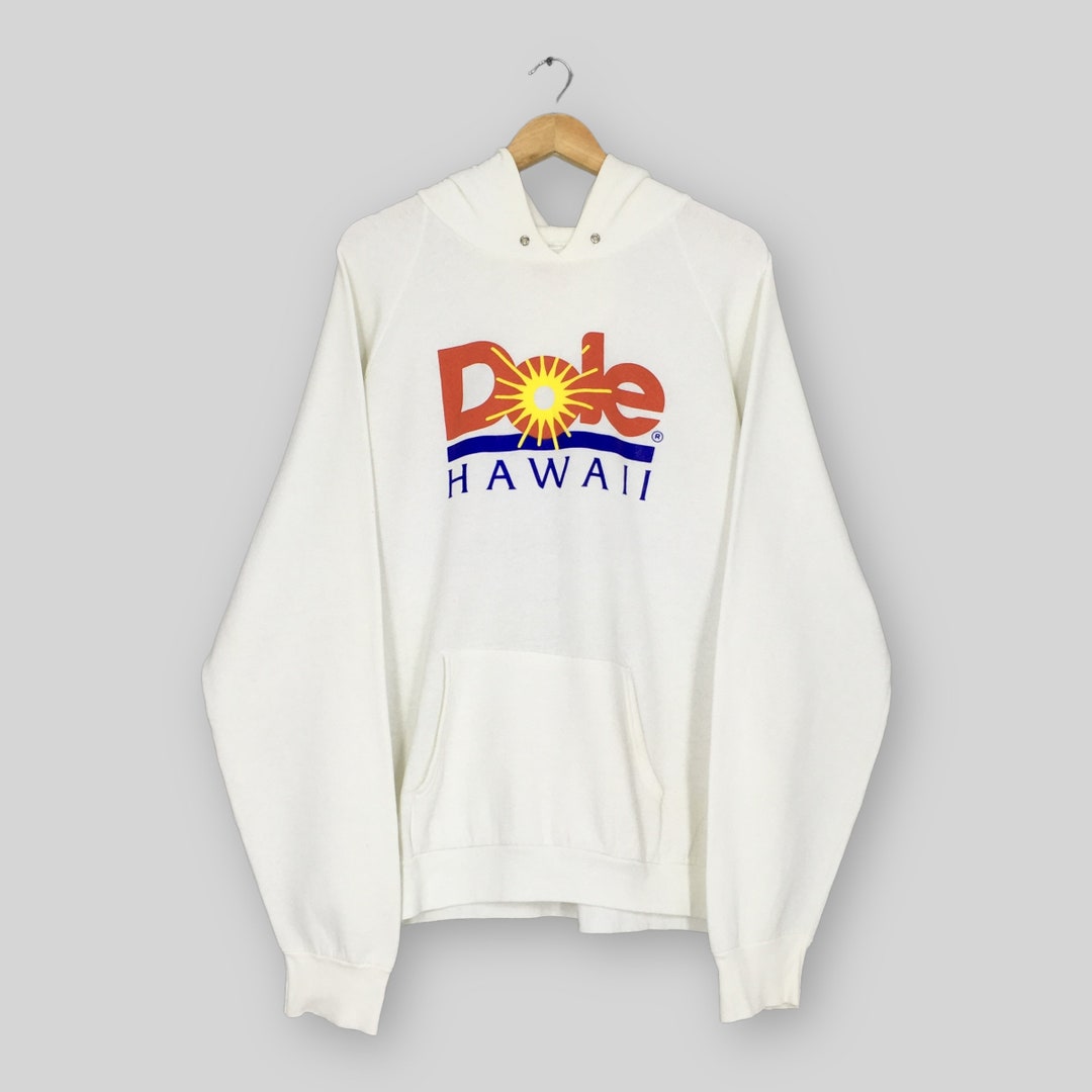 Vintage 90s Dole Hawaii Hoodie Sweatshirt Xlarge Dole Hawaii Spell Out ...