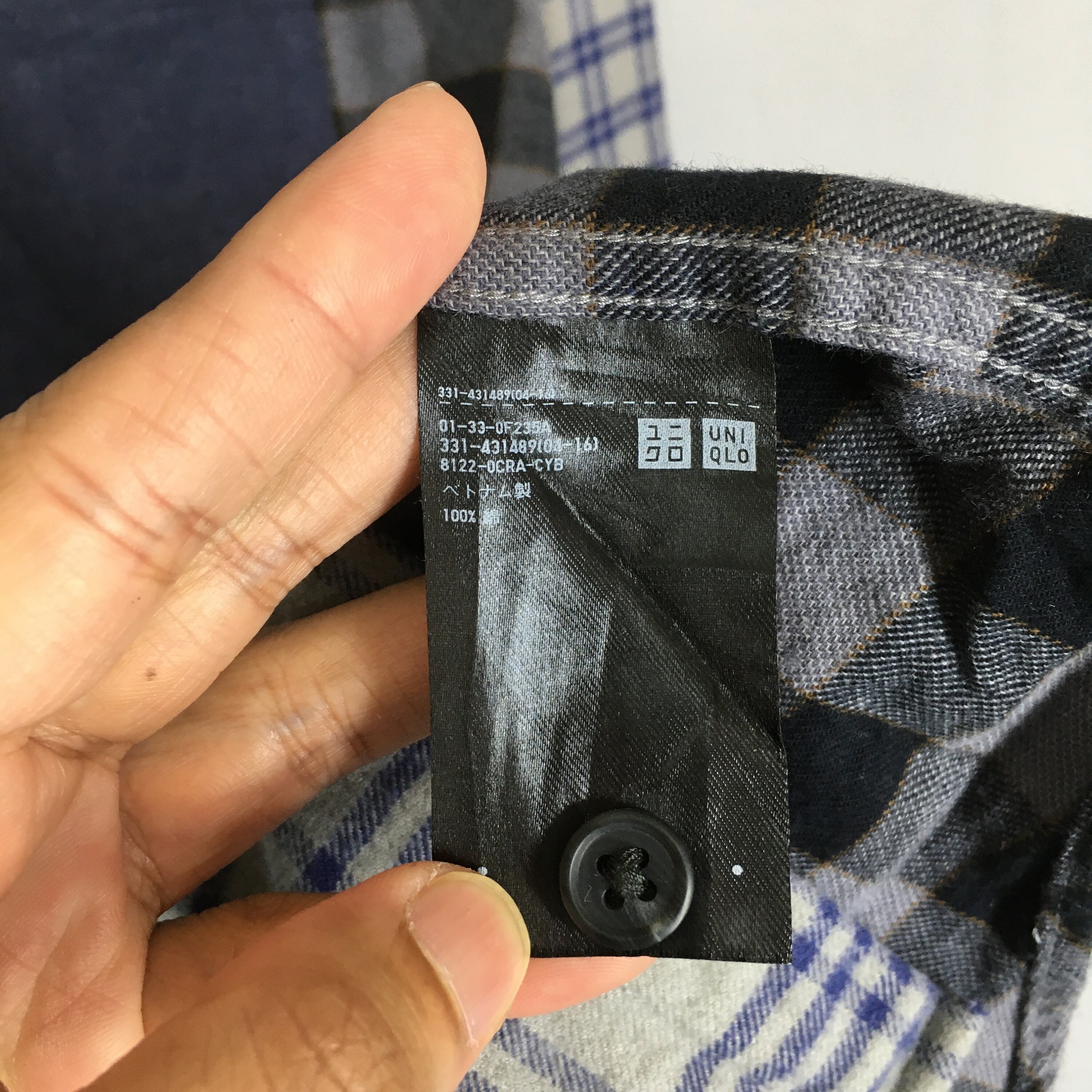 Vintage Japan Plaid Checkered Patchwork Flannel Medium Japanese Checked ...