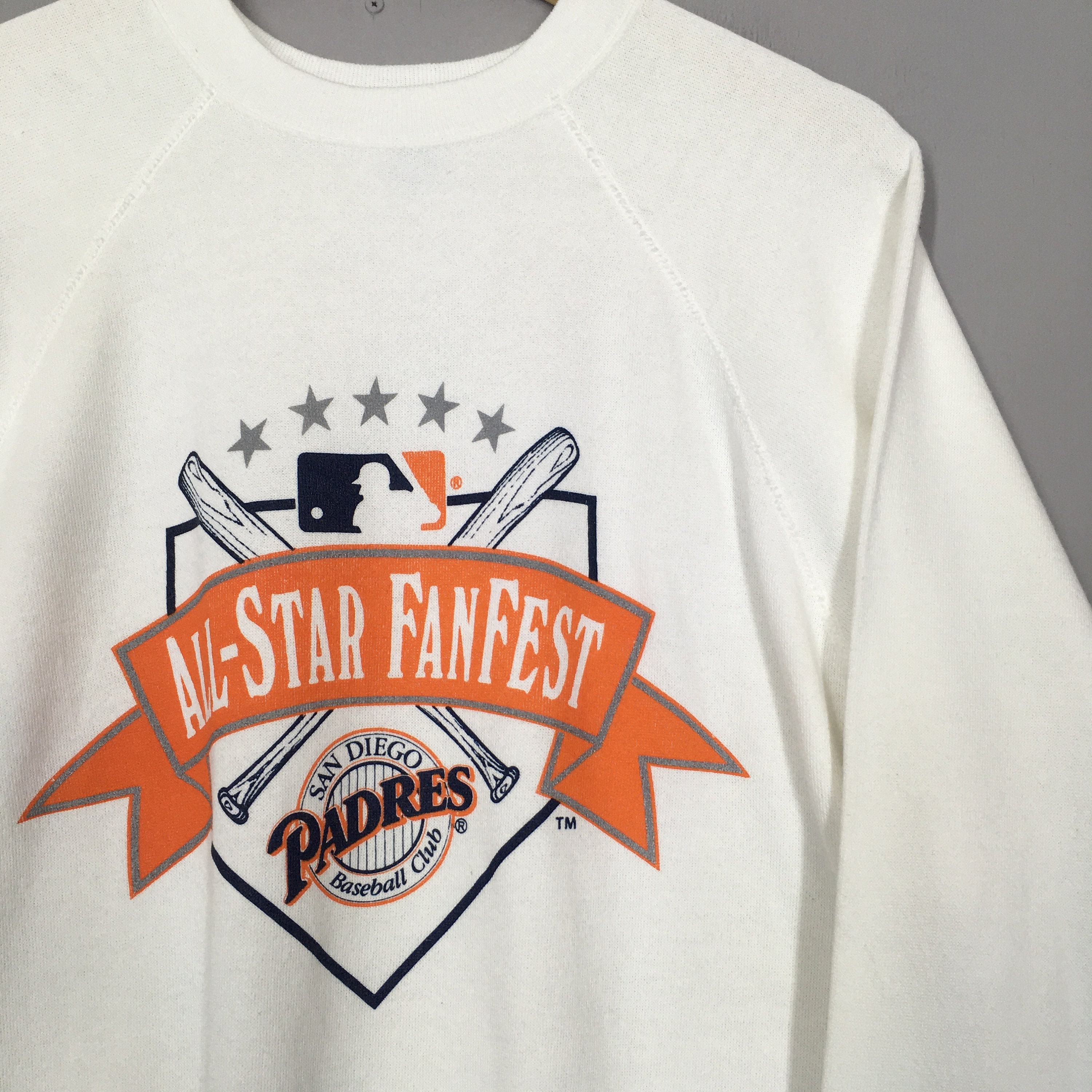 Vintage 90s San Diego Padres Mlb Sweatshirt Large San Diego Padres All ...