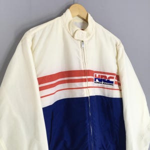 Vintage 90s HRC Honda Racing Team Jacket Medium HRC Honda Racing ...