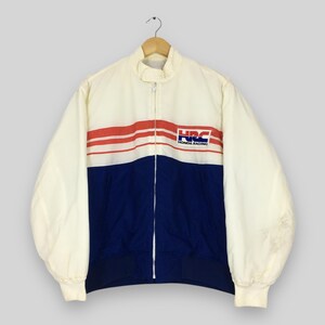 Vintage 90s HRC Honda Racing Team Jacket Medium HRC Honda Racing ...