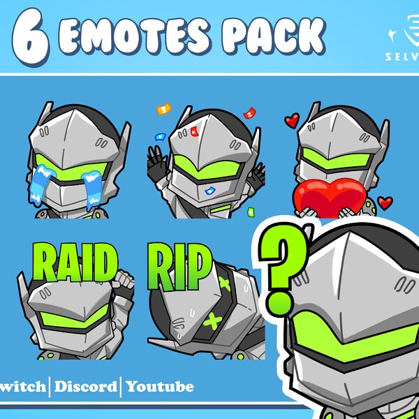 Overwatch Genji Emotes - Etsy