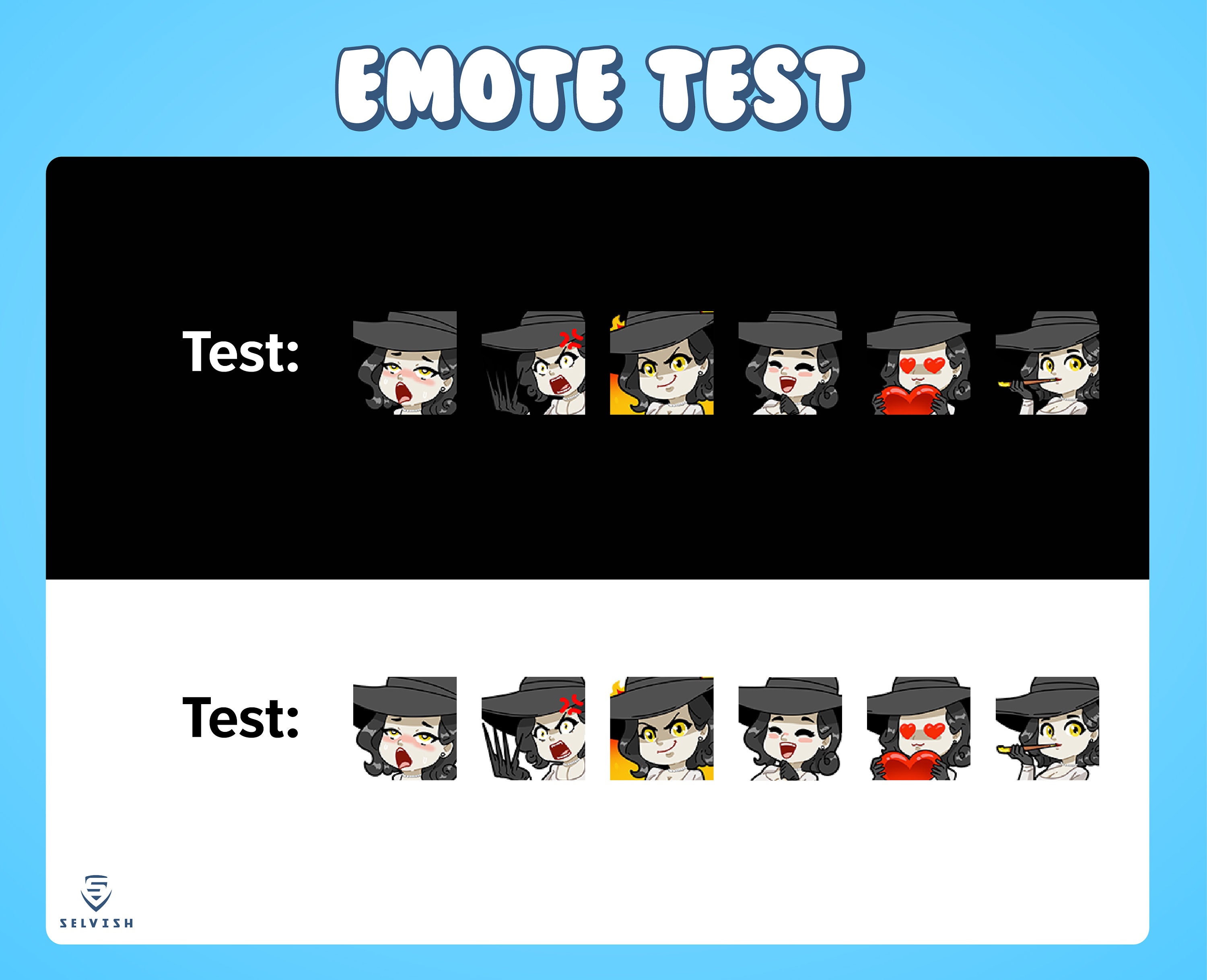 Lady Dimitrescu 6 Emotes Pack Alcina Dimitrescu Twitch Emotes Resident ...