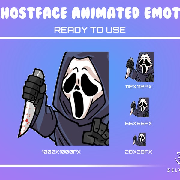 Ghostface Emote - Etsy