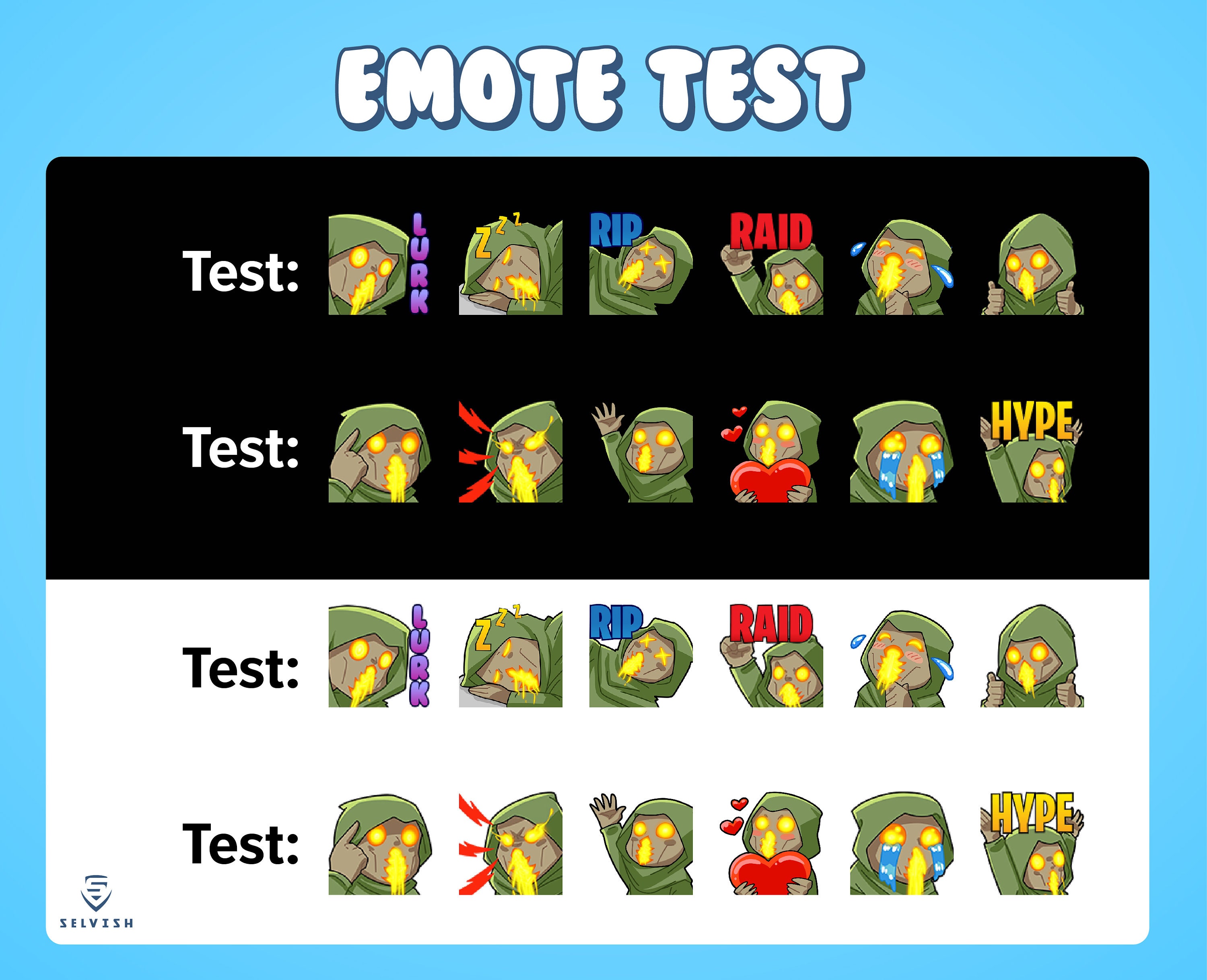 The Blight DBD Killer 12 Emotes Pack Dbd Twitch Emotes - Etsy Australia