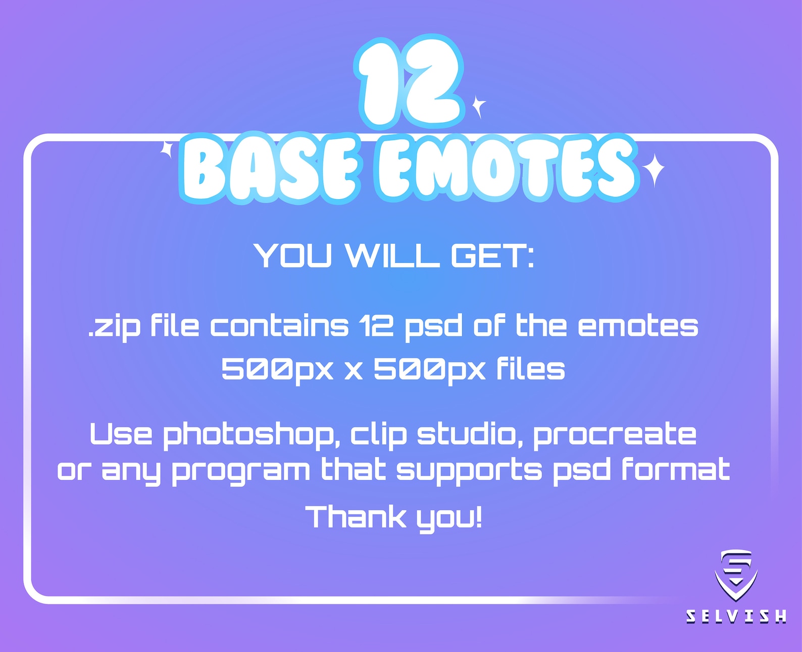 12 Emote Base Pack, Chibi Emotes Base, Twitch Emotes, Discord Emotes ...
