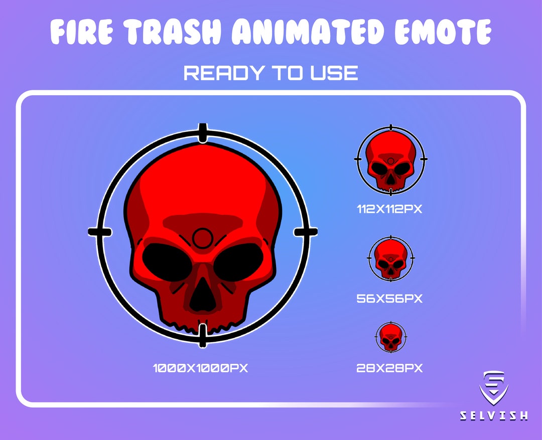 Headshot FPS Game Animated Twitch, Discord or Youtube Emote - Etsy