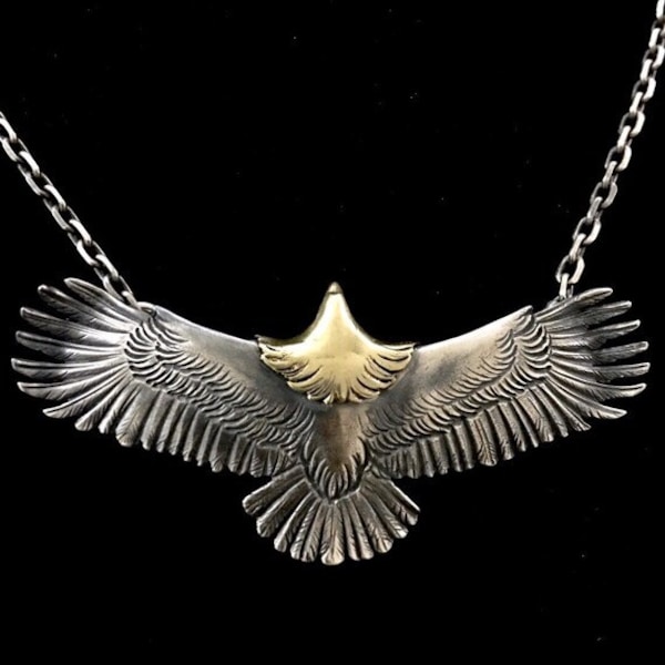 Eagle Necklace - Etsy