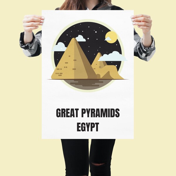 Great Pyramid of Giza Poster - Etsy
