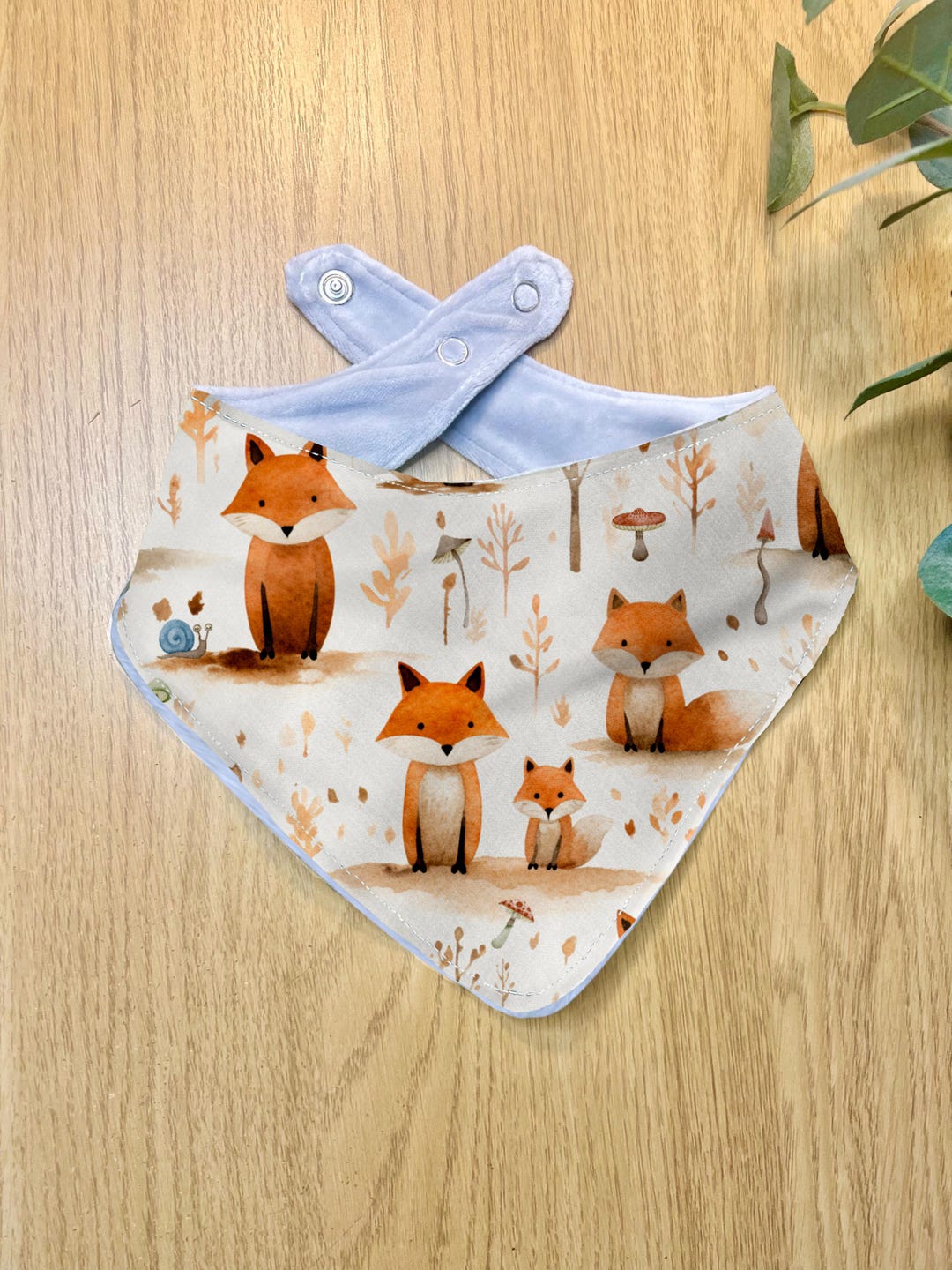 Woodland Fox Dog Bandana, Pet Accessories, Pet Bandana, Personalised ...