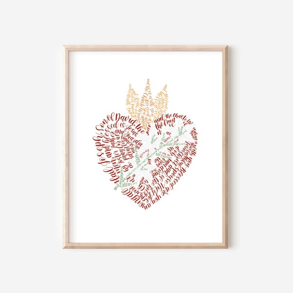 Catholic Calligraphy - Etsy