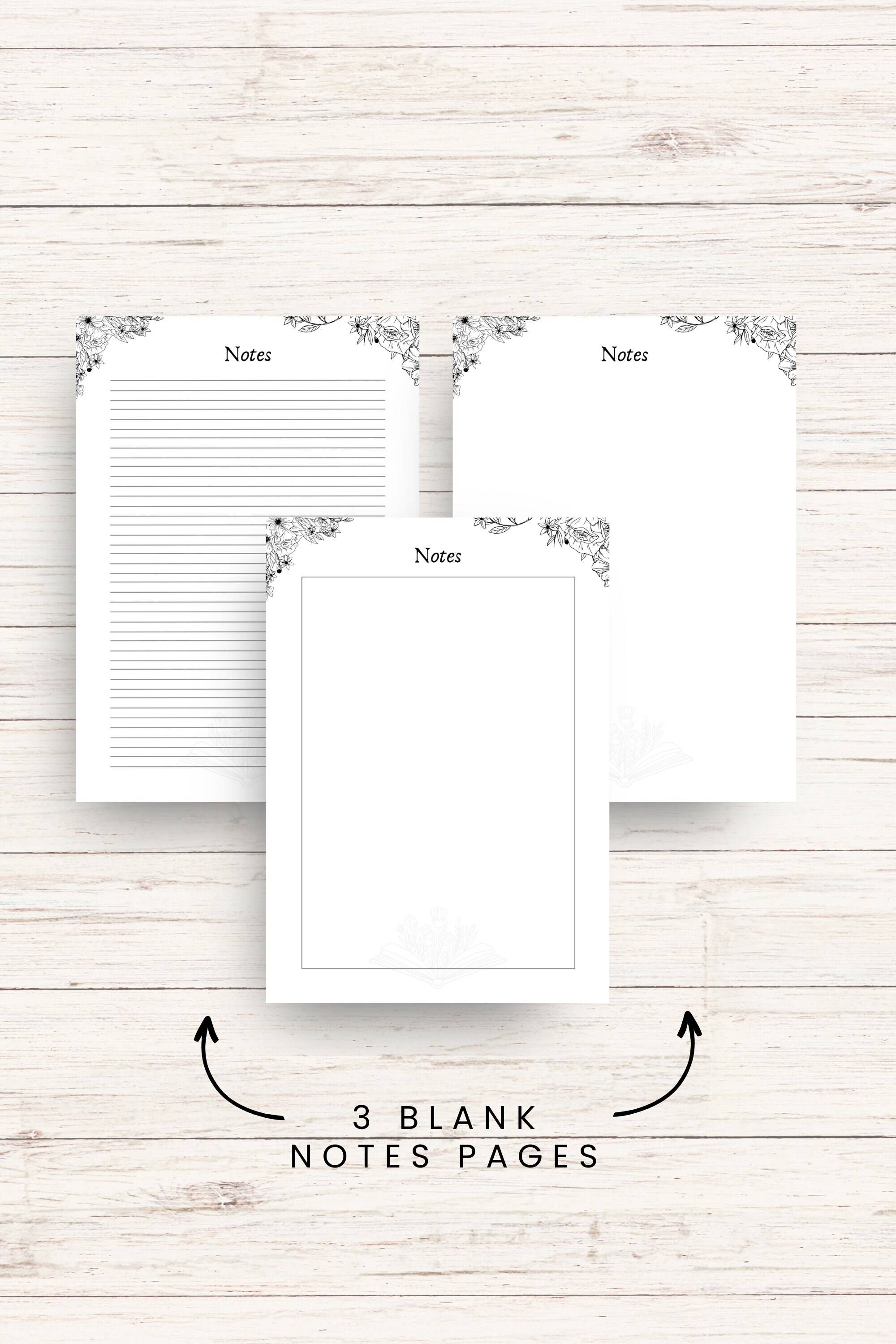 Basic Blank Book of Shadows Pages, Digital Grimoire Pages, Witch ...