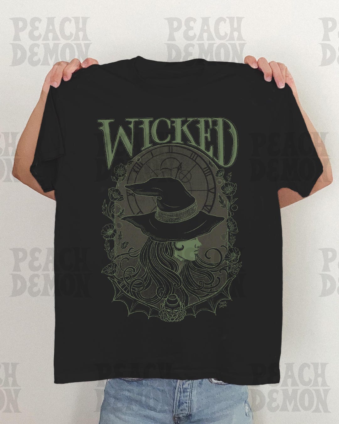 Wicked Elphaba Vintage Style T-shirt - Etsy