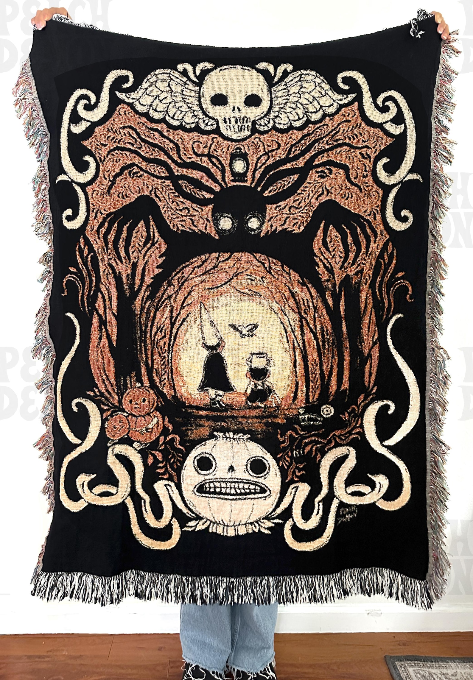 NEW* Over the Garden Wall Woven Blanket Tapestry Wall Hanging - Etsy