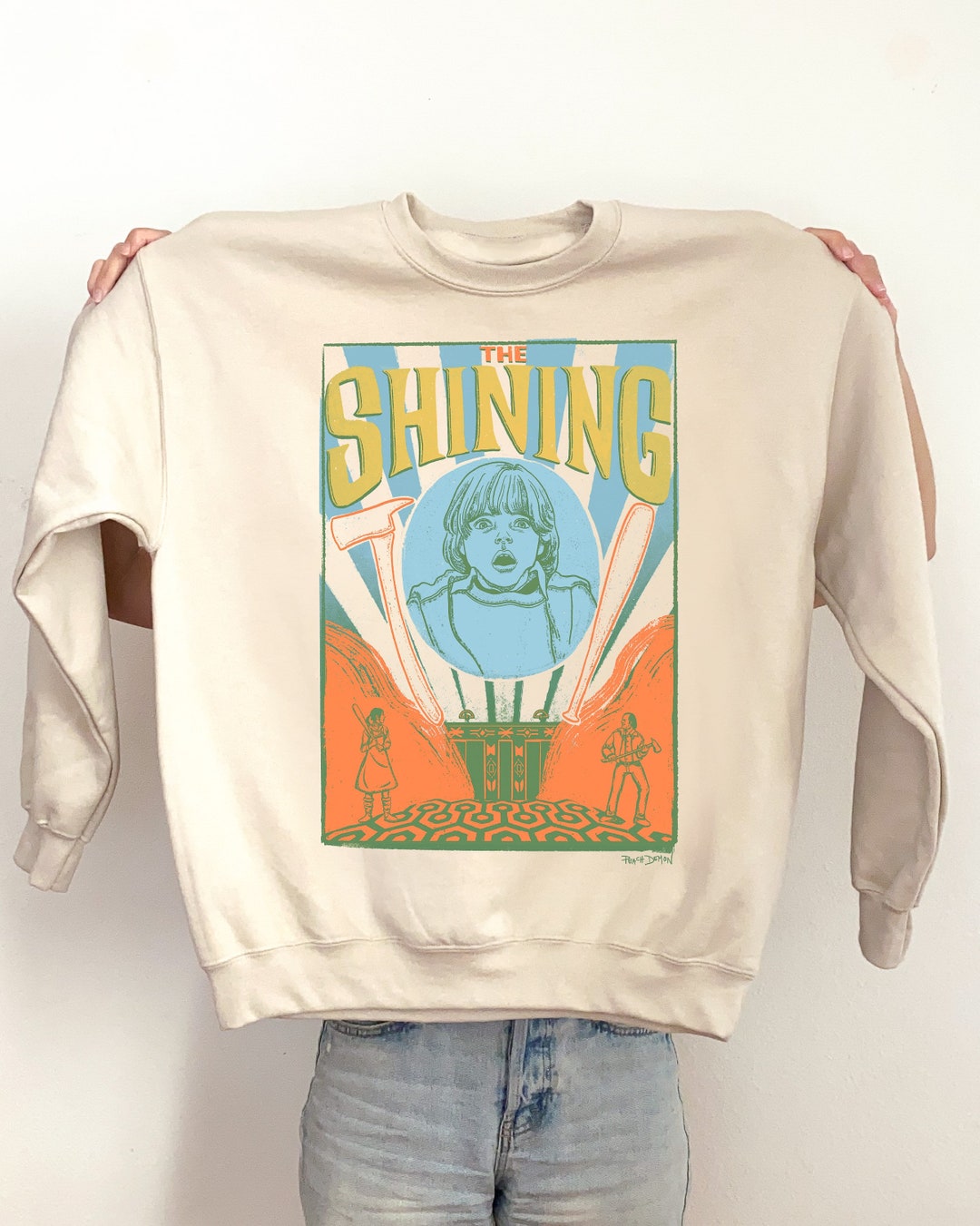 The Shining Crewneck Sweatshirt, Stanley Kubrick, Stephen King, Vintage ...